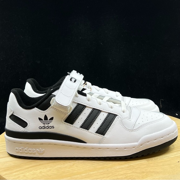 adidas | Shoes | Adidas Originals Forum Low Shoes White Black Fy7757 ...